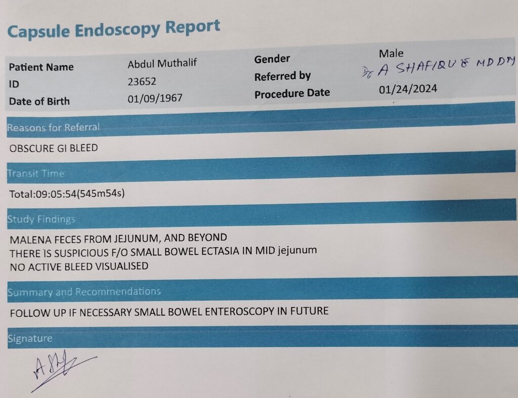 Capsule Endoscopy Case Study: Diagnosing Small Bowel Ectasia & Anemia ...