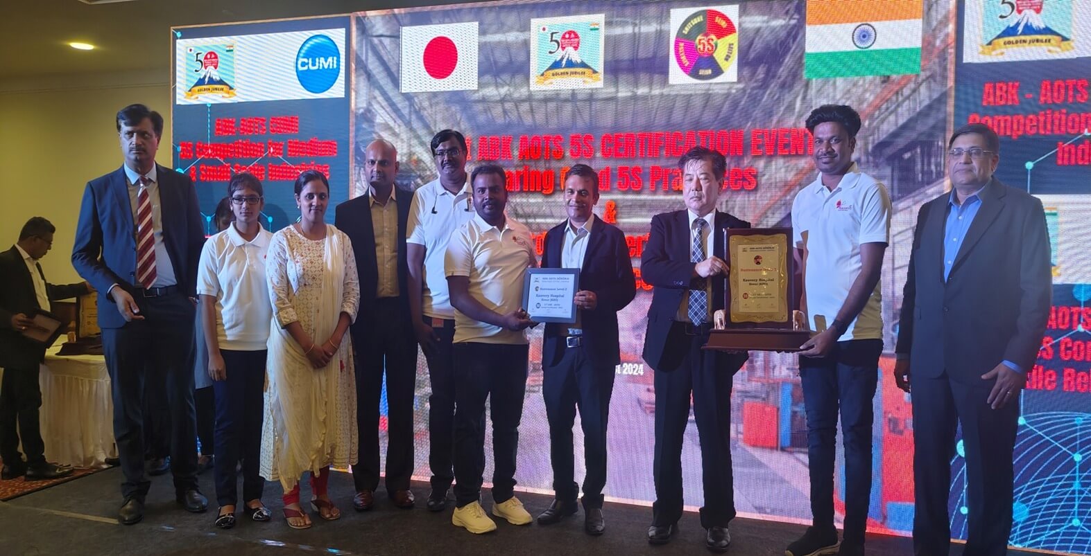 ABK AOTS Sustenance Level – 2 Award – KHO - Kauvery Hospital